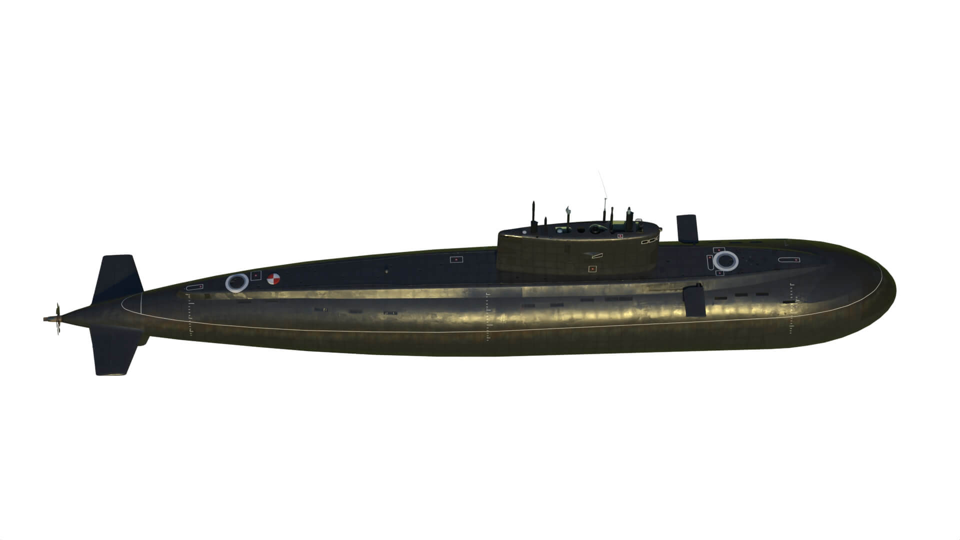 Kilo Class Submarine Project 636 - 3D Model by citizensnip