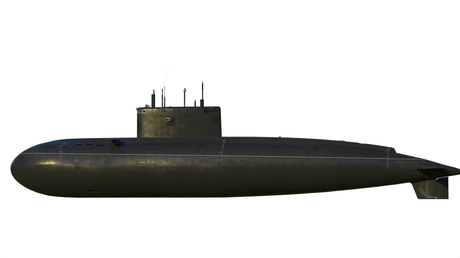 Kilo Class Submarine Project 636 - 3D Model by citizensnip