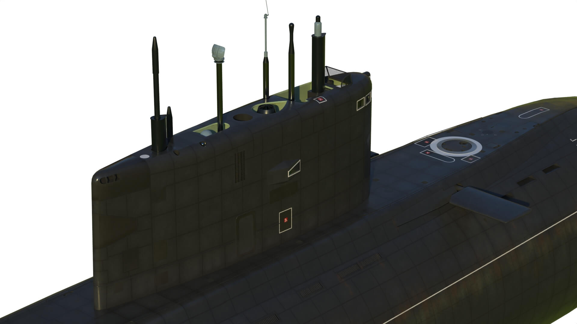 Kilo Class Submarine Project 636 - 3D Model by citizensnip