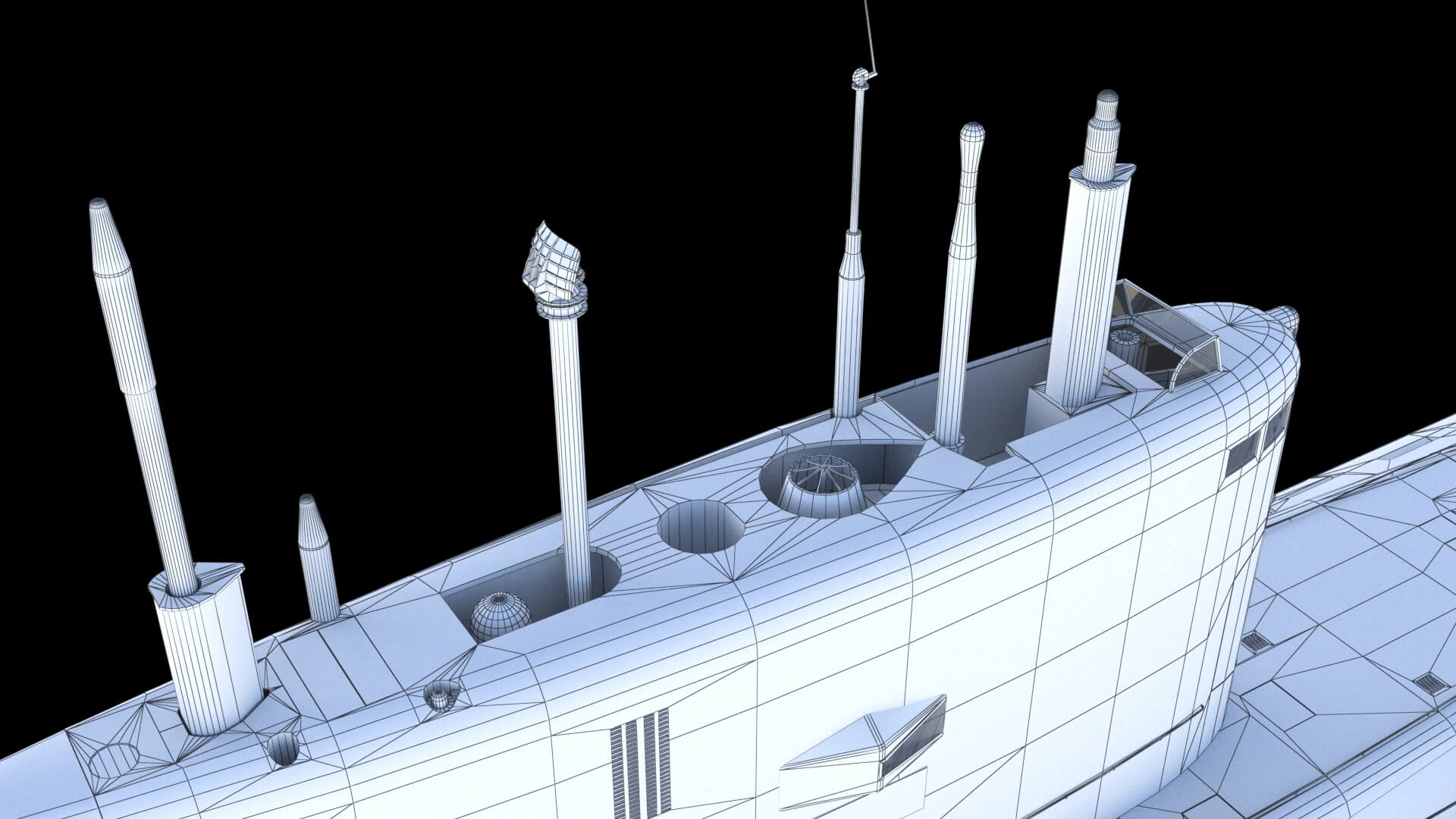 Kilo Class Submarine Project 636 - 3D Model by citizensnip