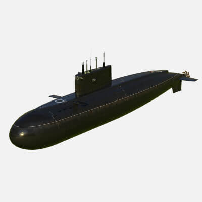 Kilo Class Submarine Project 636 - 3D Model by citizensnip