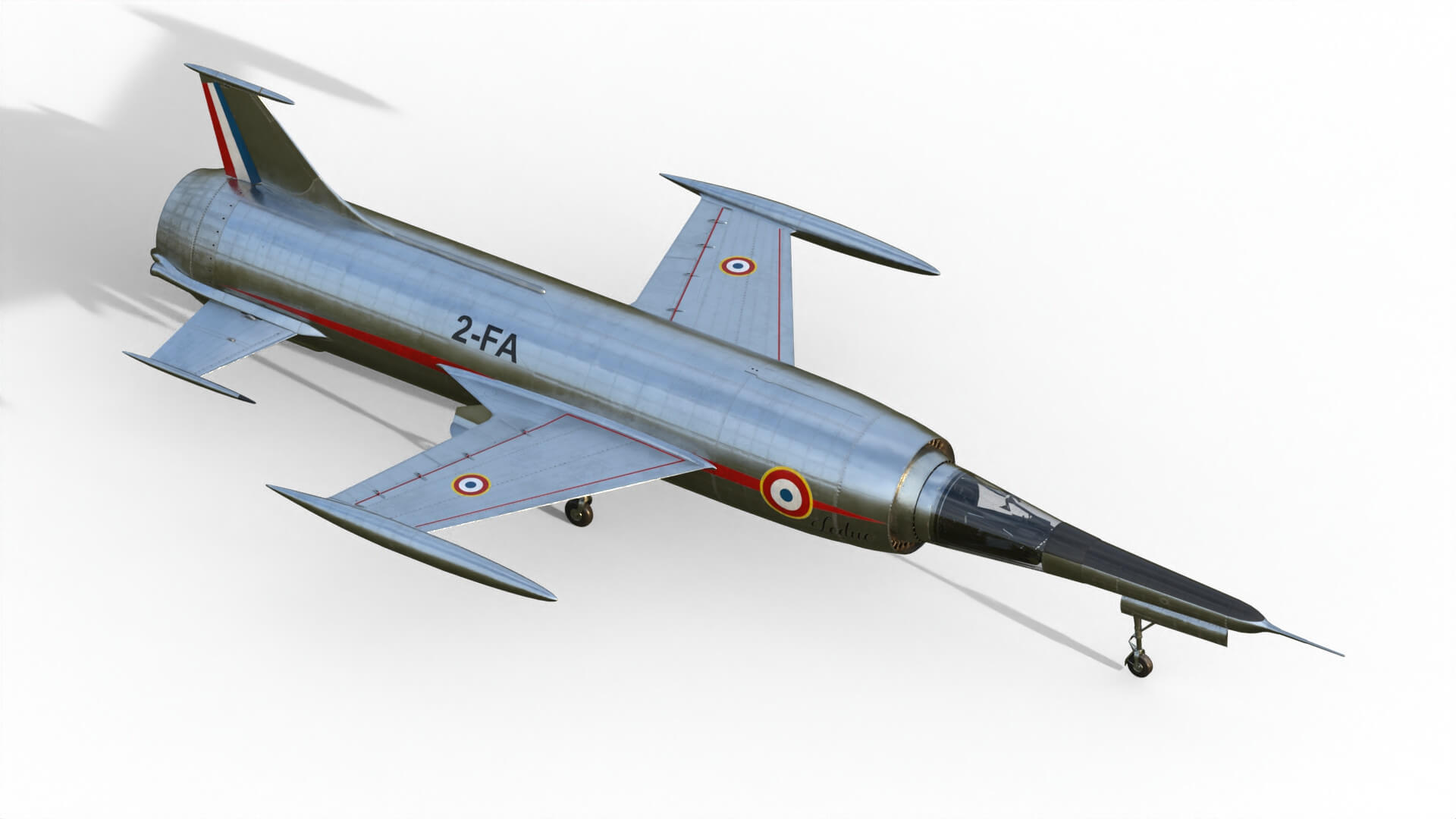Leduc 022 Jet Fighter - 3D Model by citizensnip