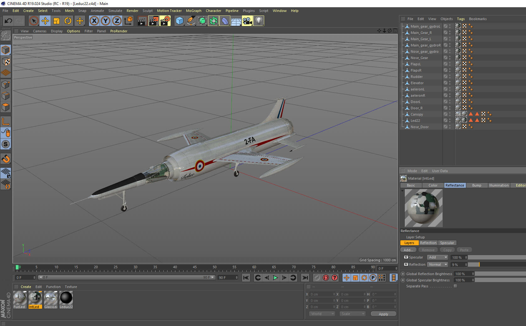 Leduc 022 Jet Fighter - 3D Model by citizensnip