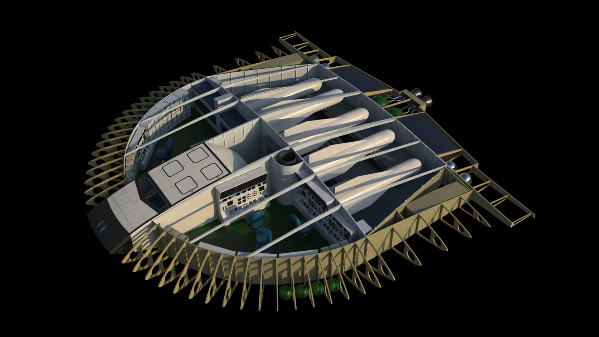 Lenticular Reentry Vehicle - 3D Model by citizensnip