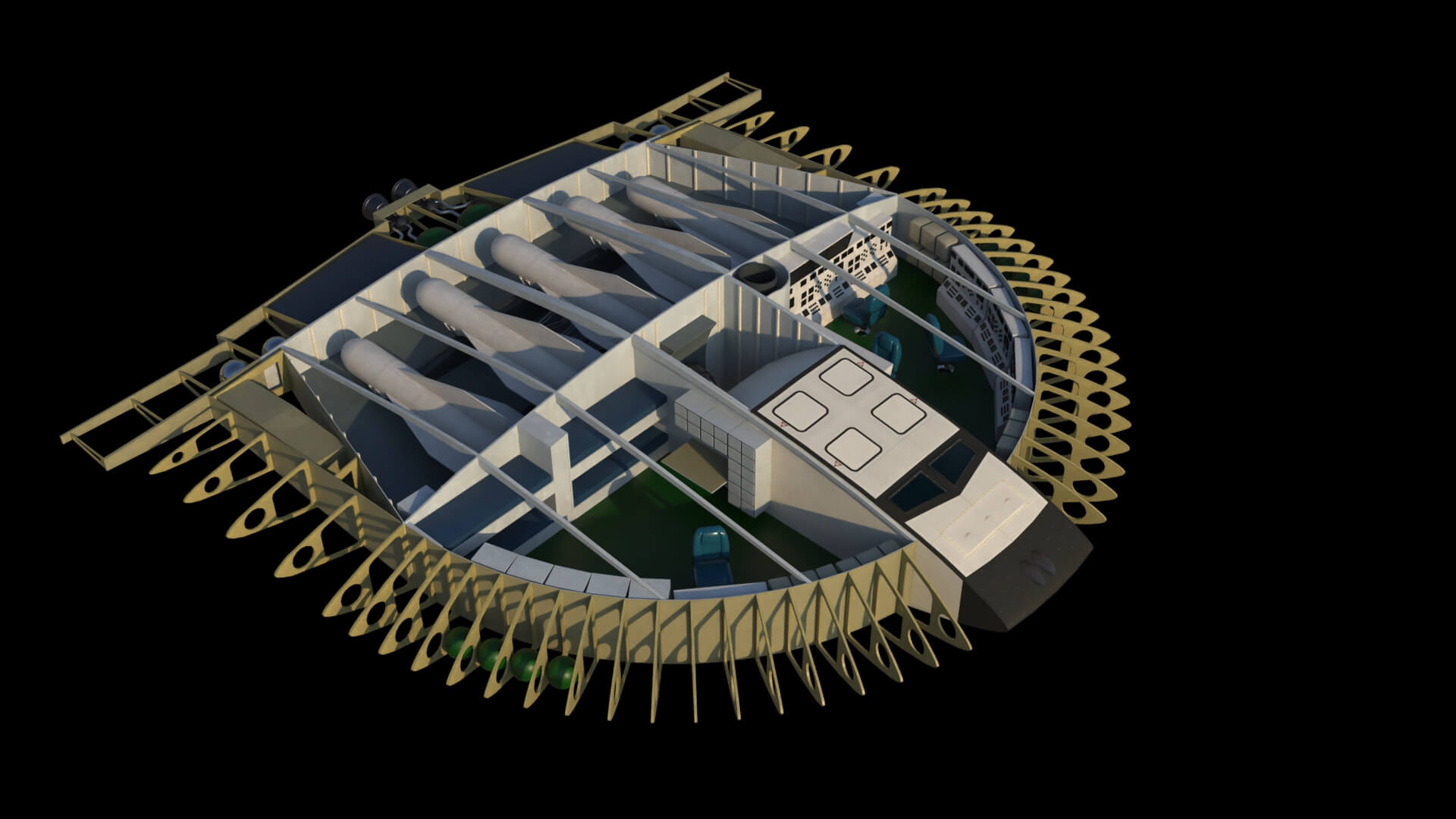 Lenticular Reentry Vehicle - 3D Model by citizensnip