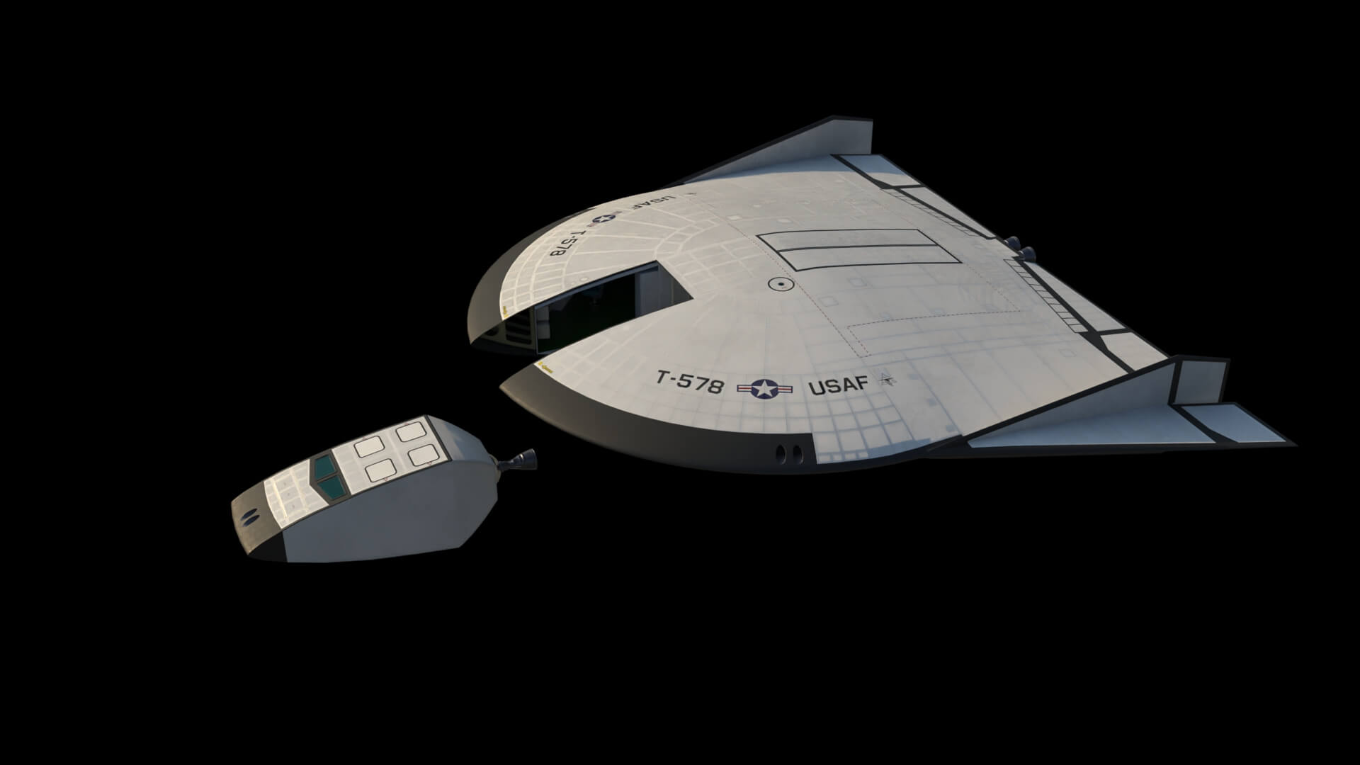 Lenticular Reentry Vehicle - 3D Model by citizensnip