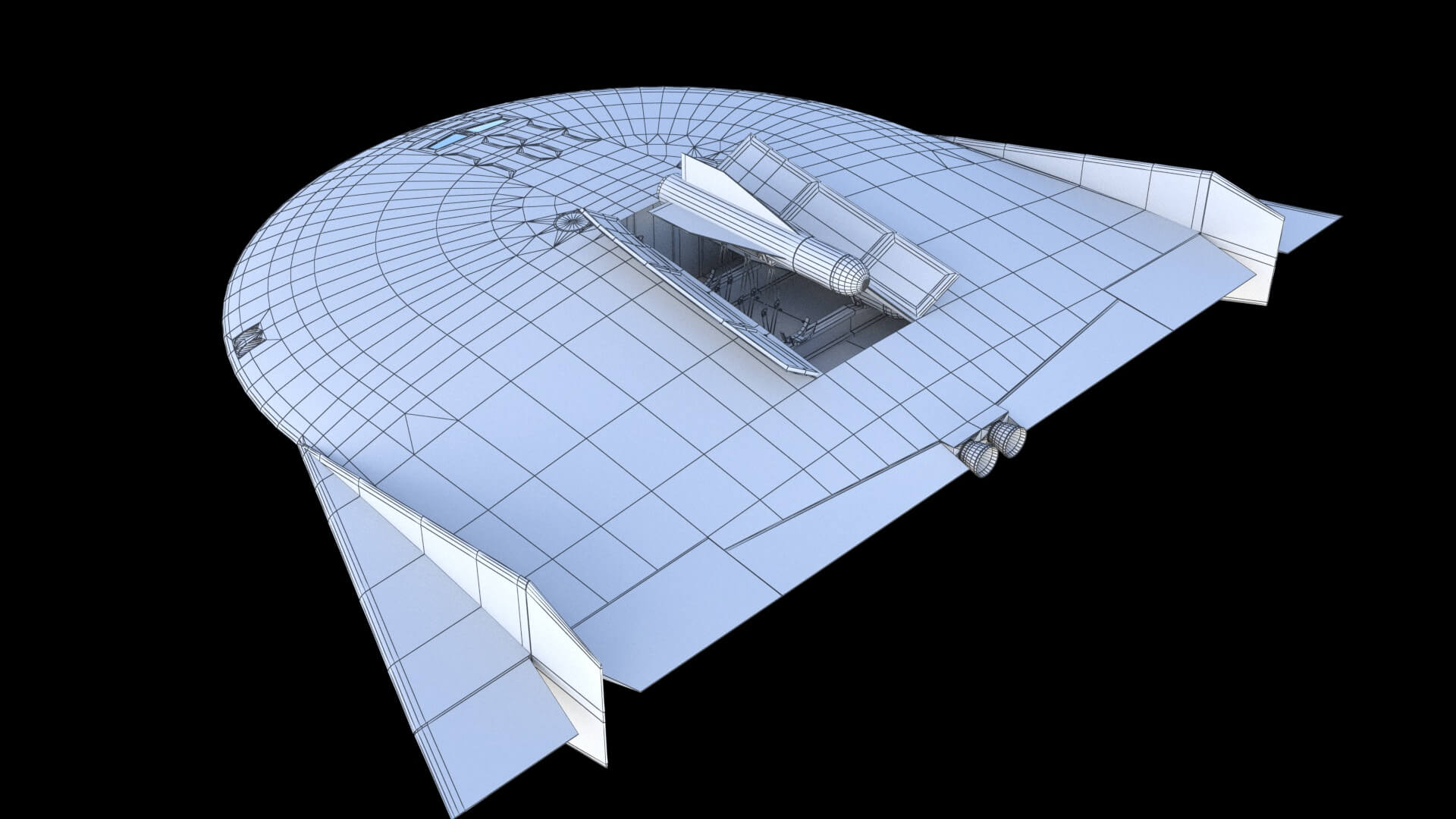 Lenticular Reentry Vehicle - 3D Model by citizensnip