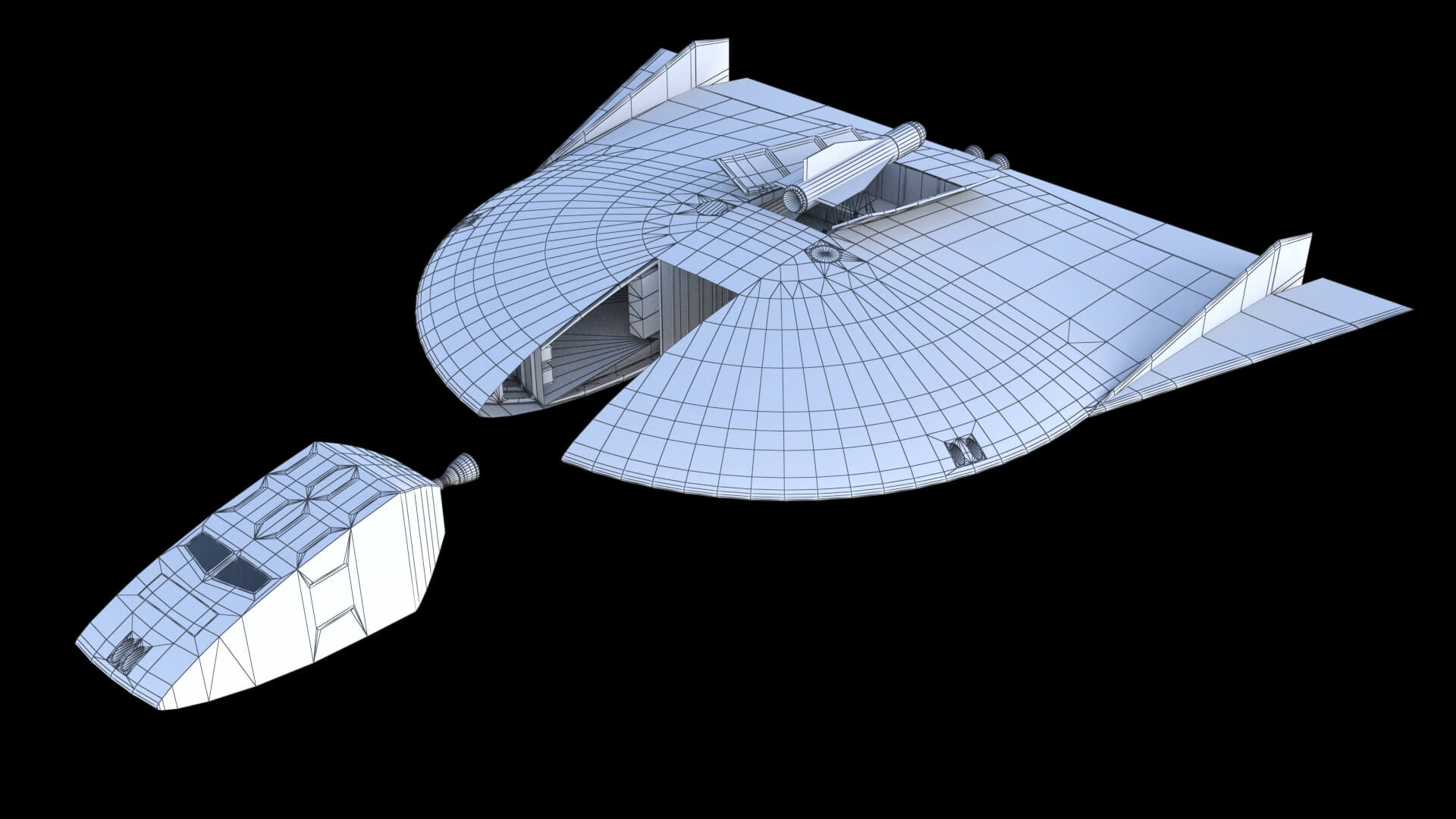 Lenticular Reentry Vehicle - 3D Model by citizensnip