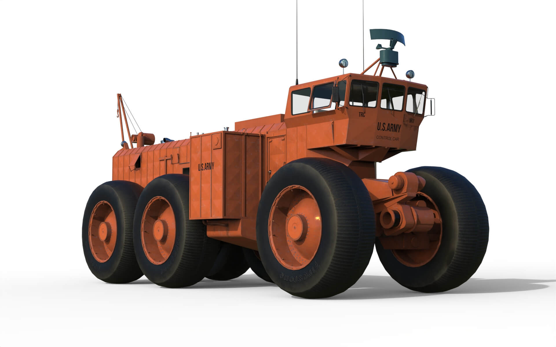 Letourneau TC-479 Mark 2 Overland Train 3D Model by citizensnip