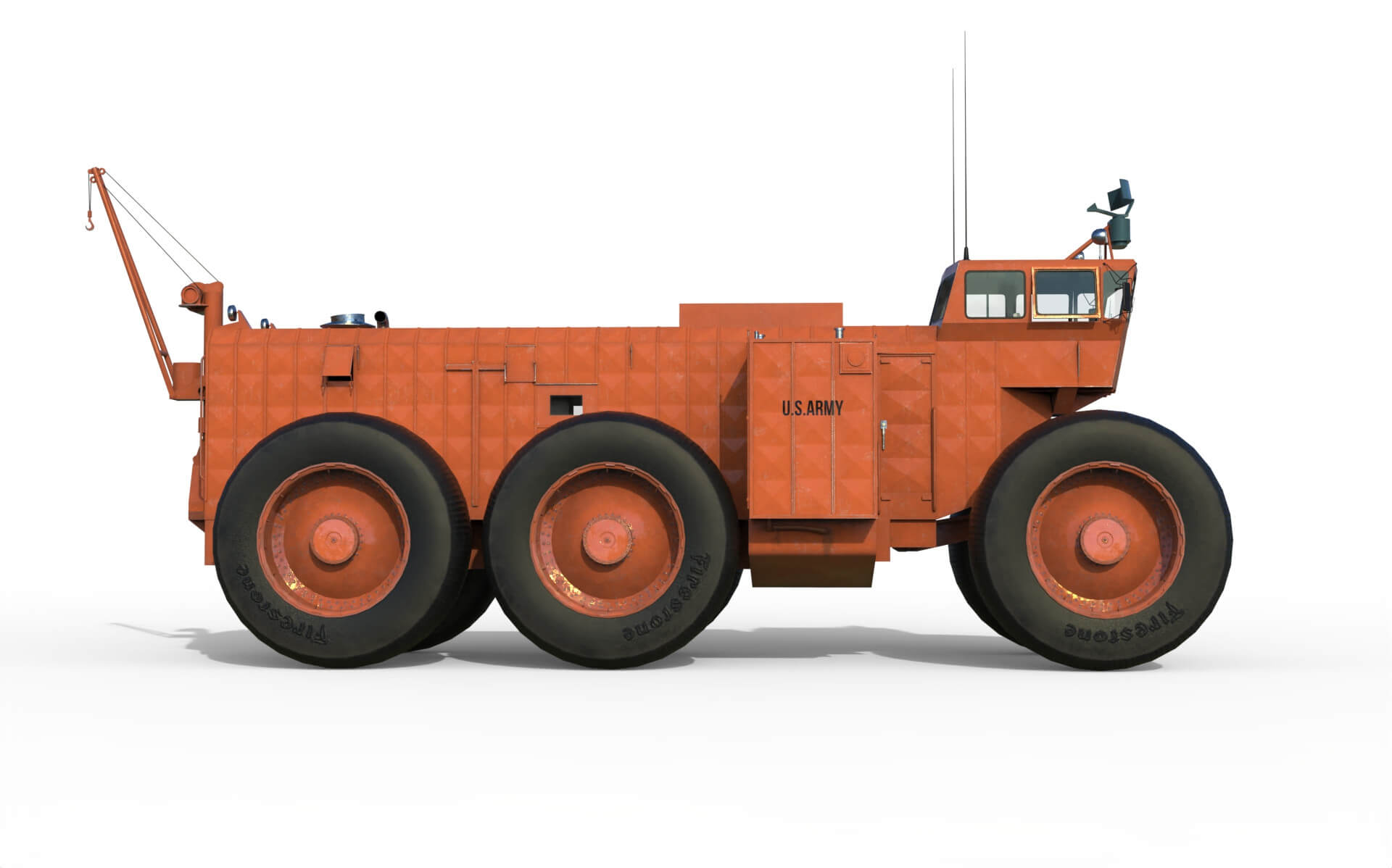 Letourneau TC-479 Mark 2 Overland Train 3D Model by citizensnip