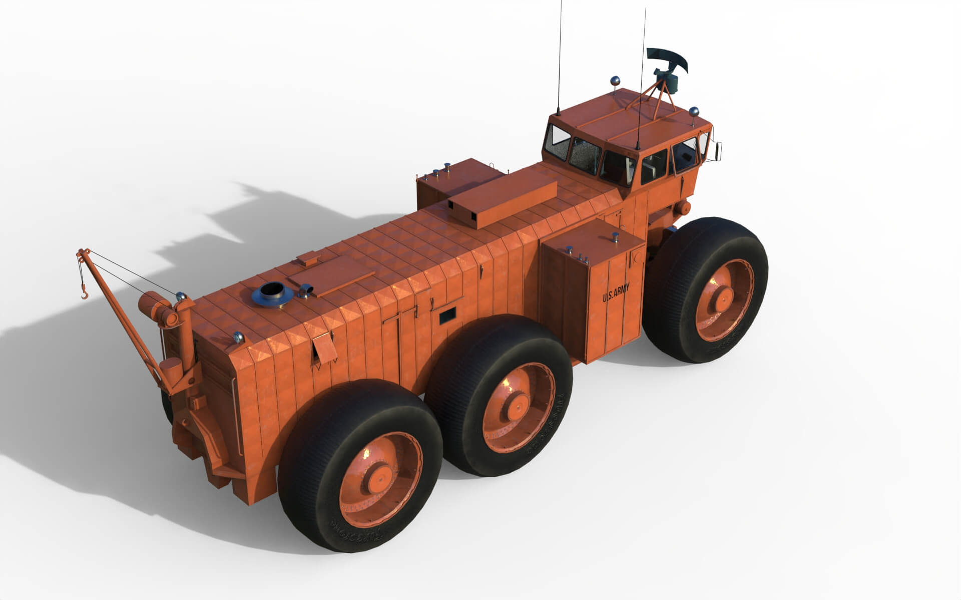 Letourneau TC-479 Mark 2 Overland Train 3D Model by citizensnip