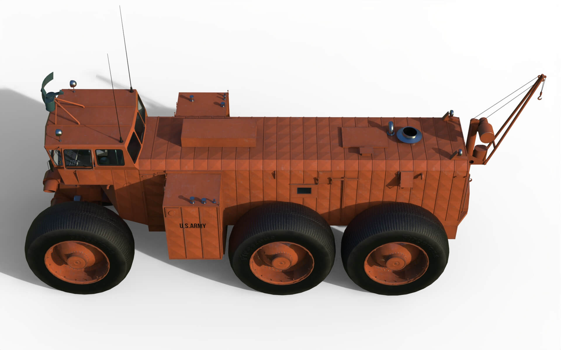 Letourneau TC-479 Mark 2 Overland Train 3D Model by citizensnip