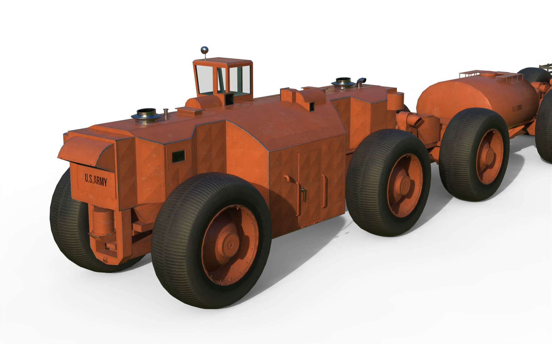 Letourneau TC-479 Mark 2 Overland Train 3D Model by citizensnip