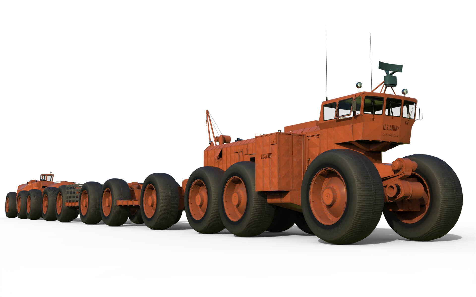 Letourneau TC-479 Mark 2 Overland Train 3D Model by citizensnip