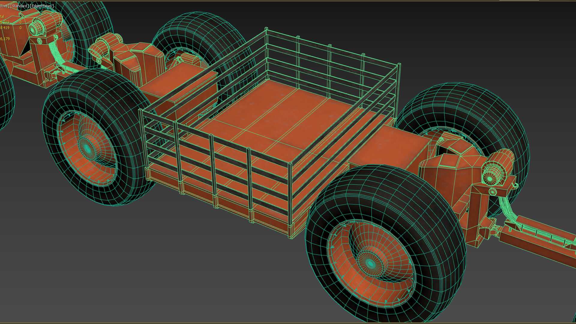 Letourneau TC-479 Mark 2 Overland Train 3D Model by citizensnip