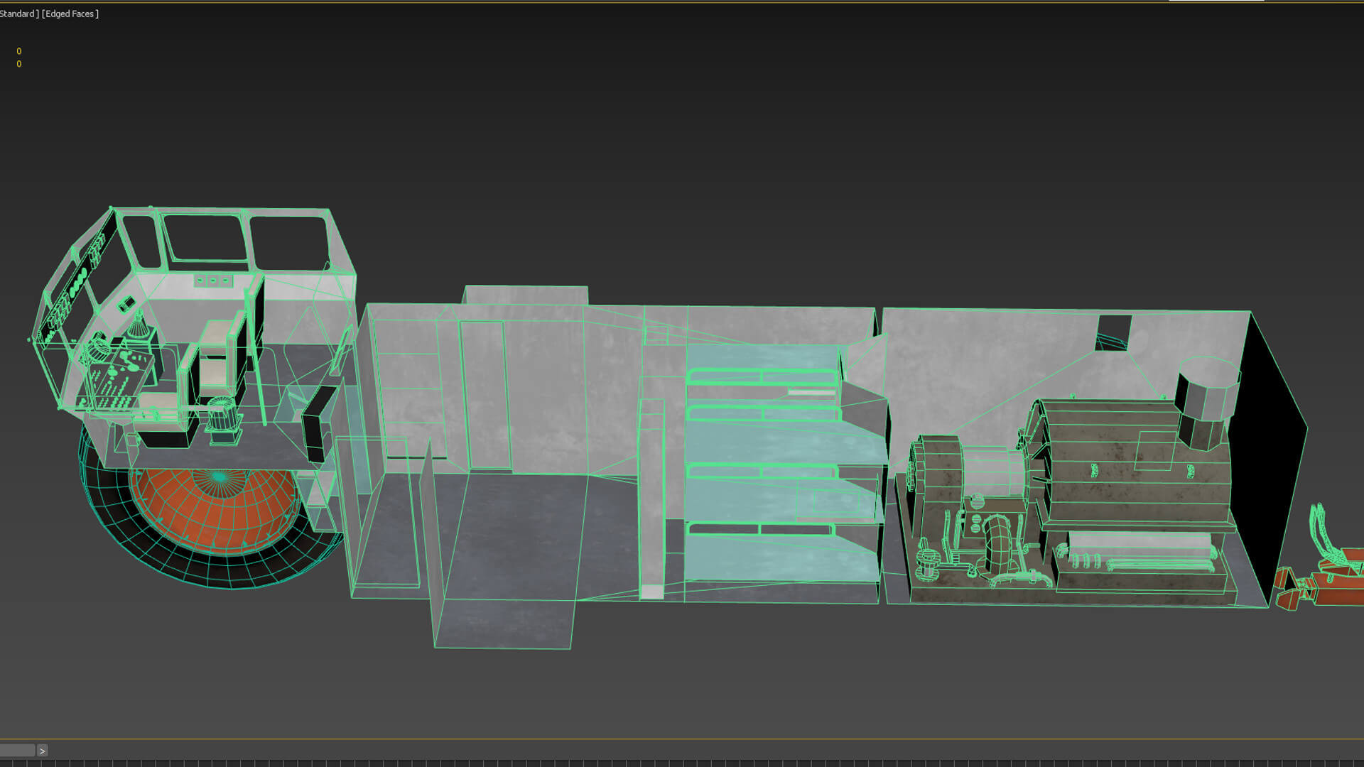 Letourneau TC-479 Mark 2 Overland Train 3D Model by citizensnip