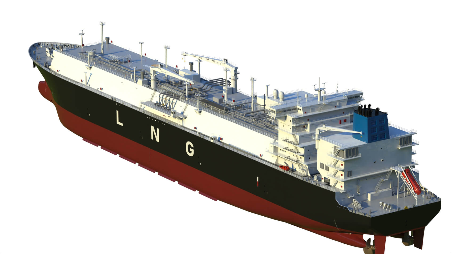 LNG Tanker carrier - 3D Model by citizensnip