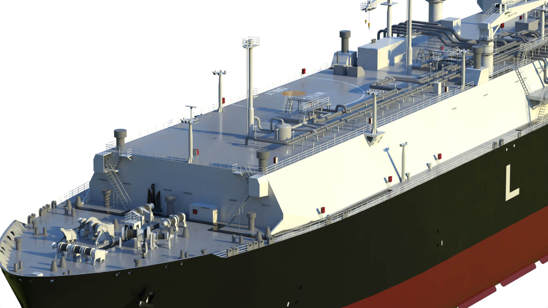 LNG Tanker carrier - 3D Model by citizensnip