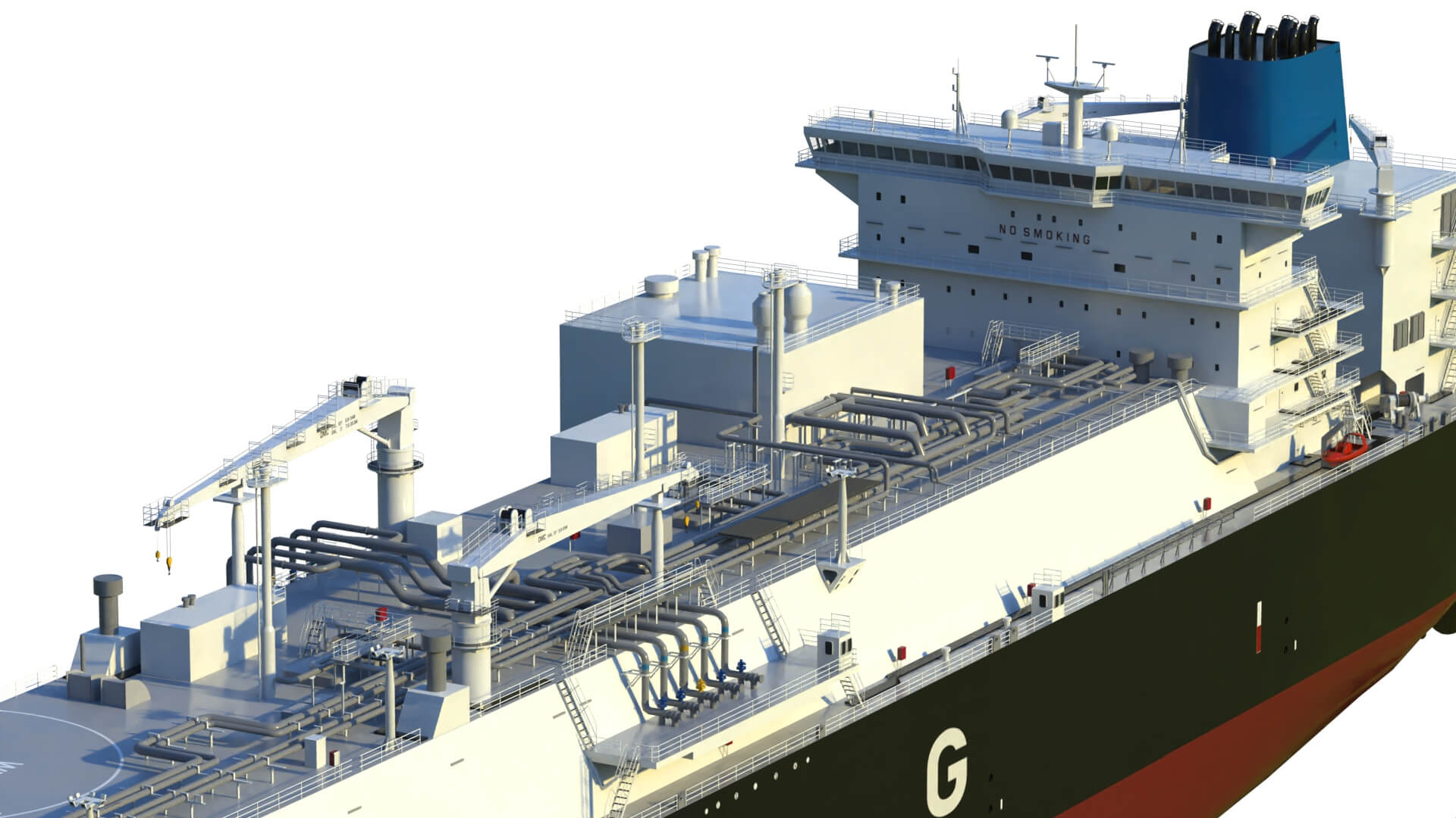 LNG Tanker carrier - 3D Model by citizensnip