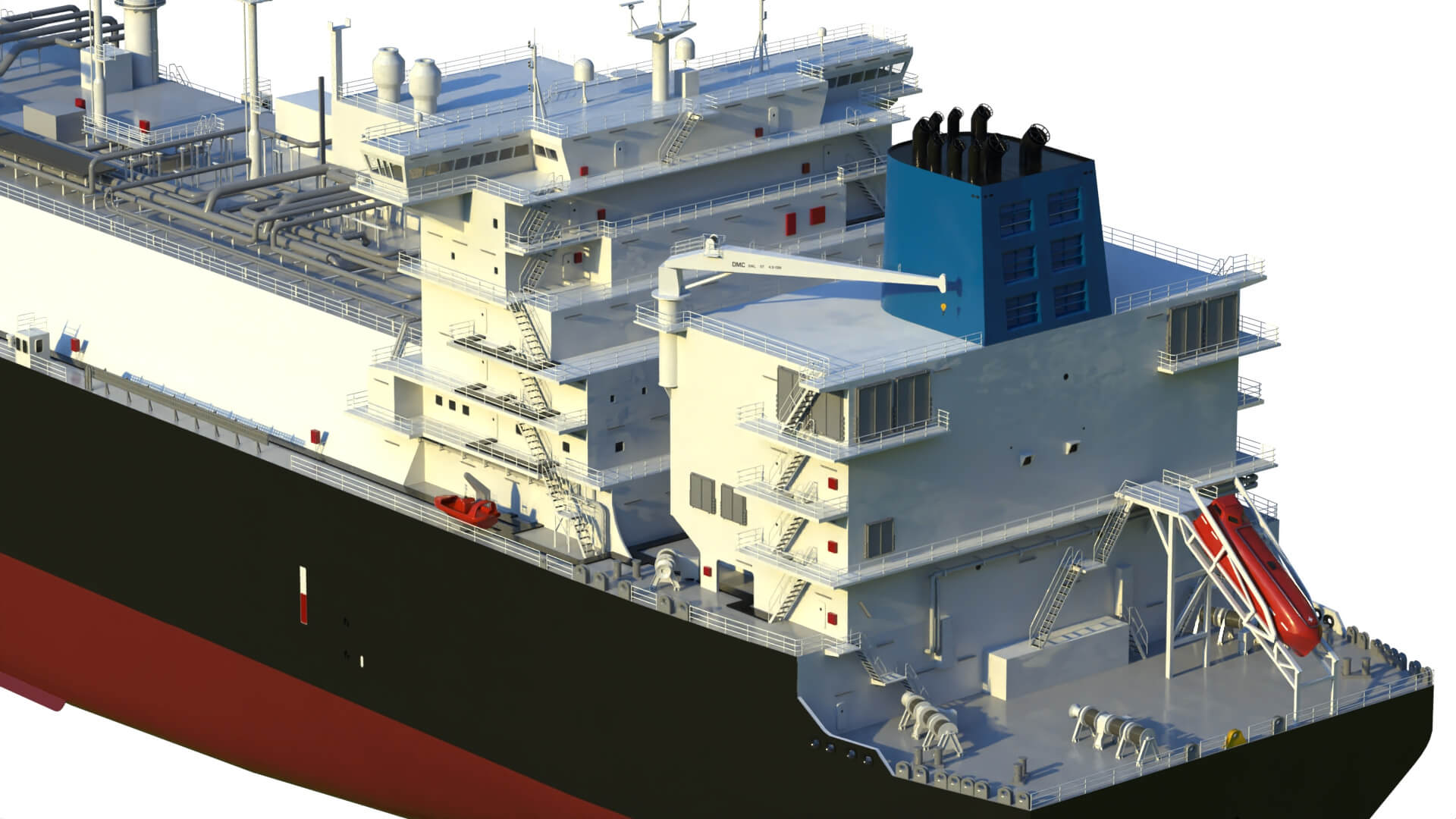 LNG Tanker carrier - 3D Model by citizensnip