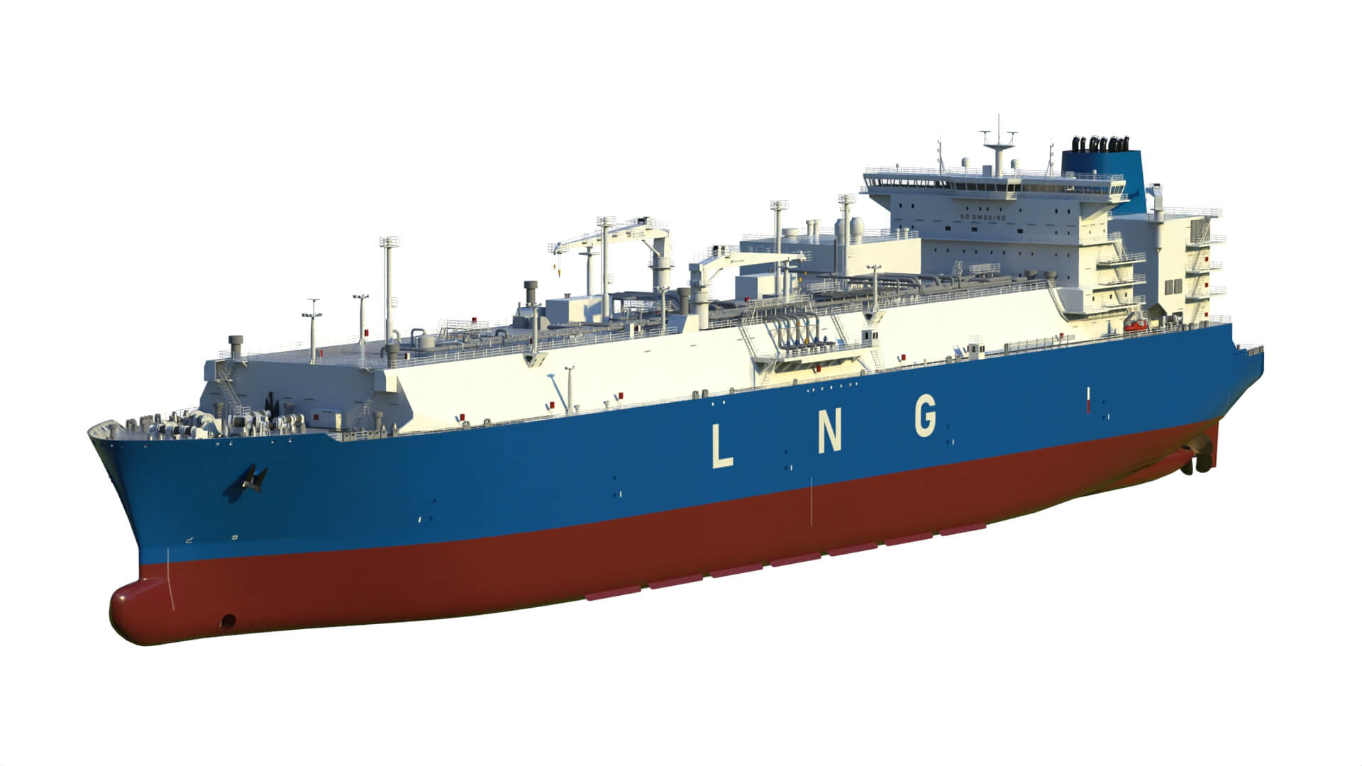 LNG Tanker carrier - 3D Model by citizensnip