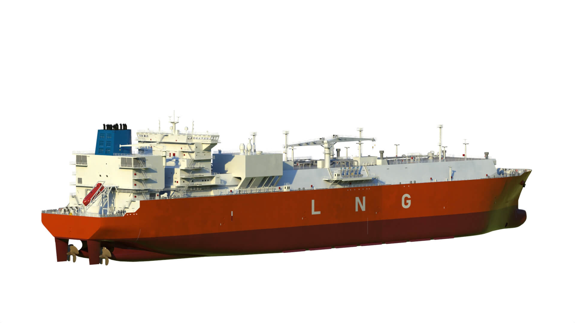LNG Tanker carrier - 3D Model by citizensnip