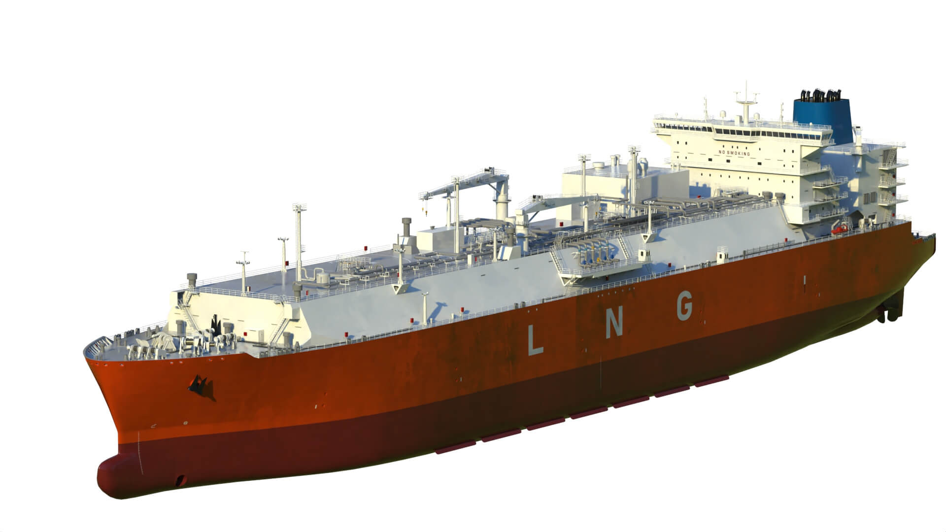 LNG Tanker carrier - 3D Model by citizensnip