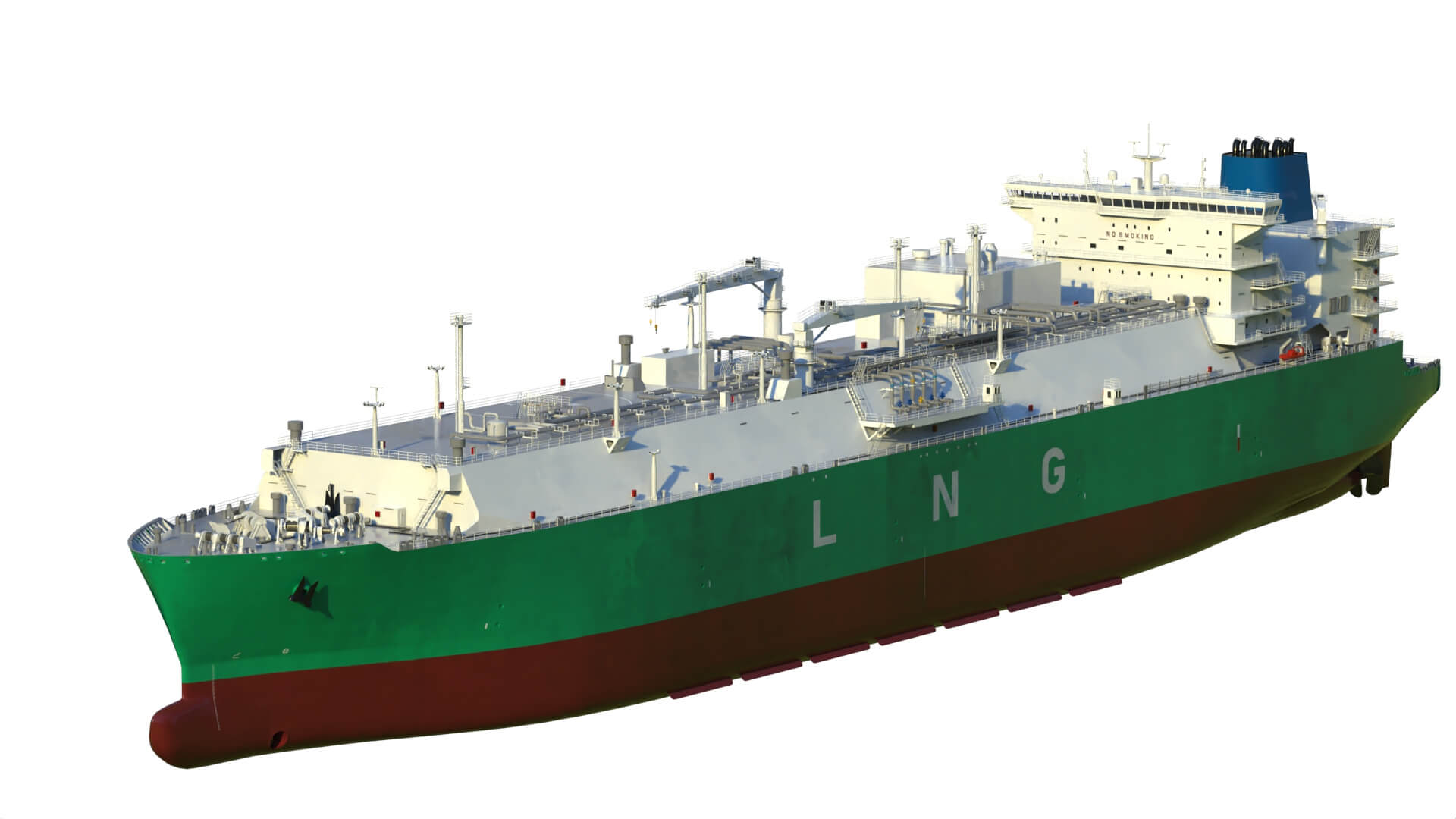 LNG Tanker carrier - 3D Model by citizensnip