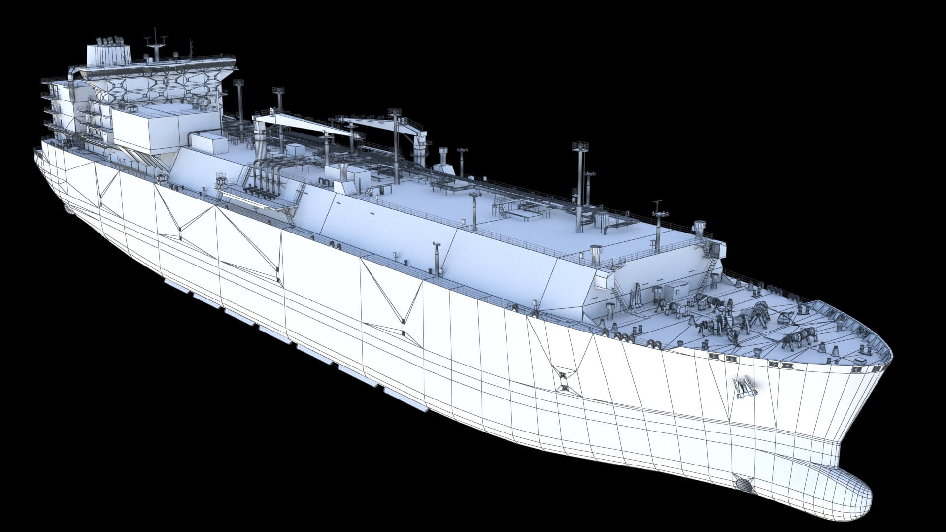 LNG Tanker carrier - 3D Model by citizensnip