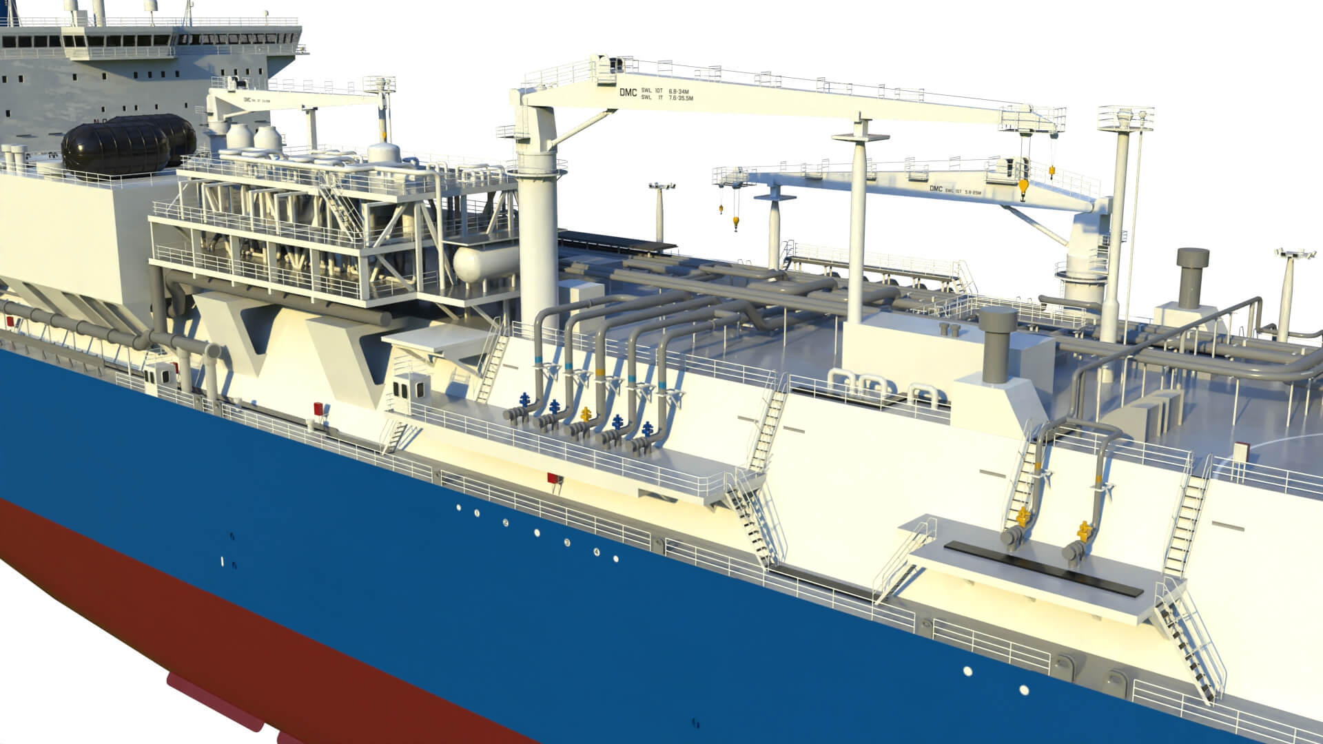 LNG Terminal Fsru - 3D Model by citizensnip