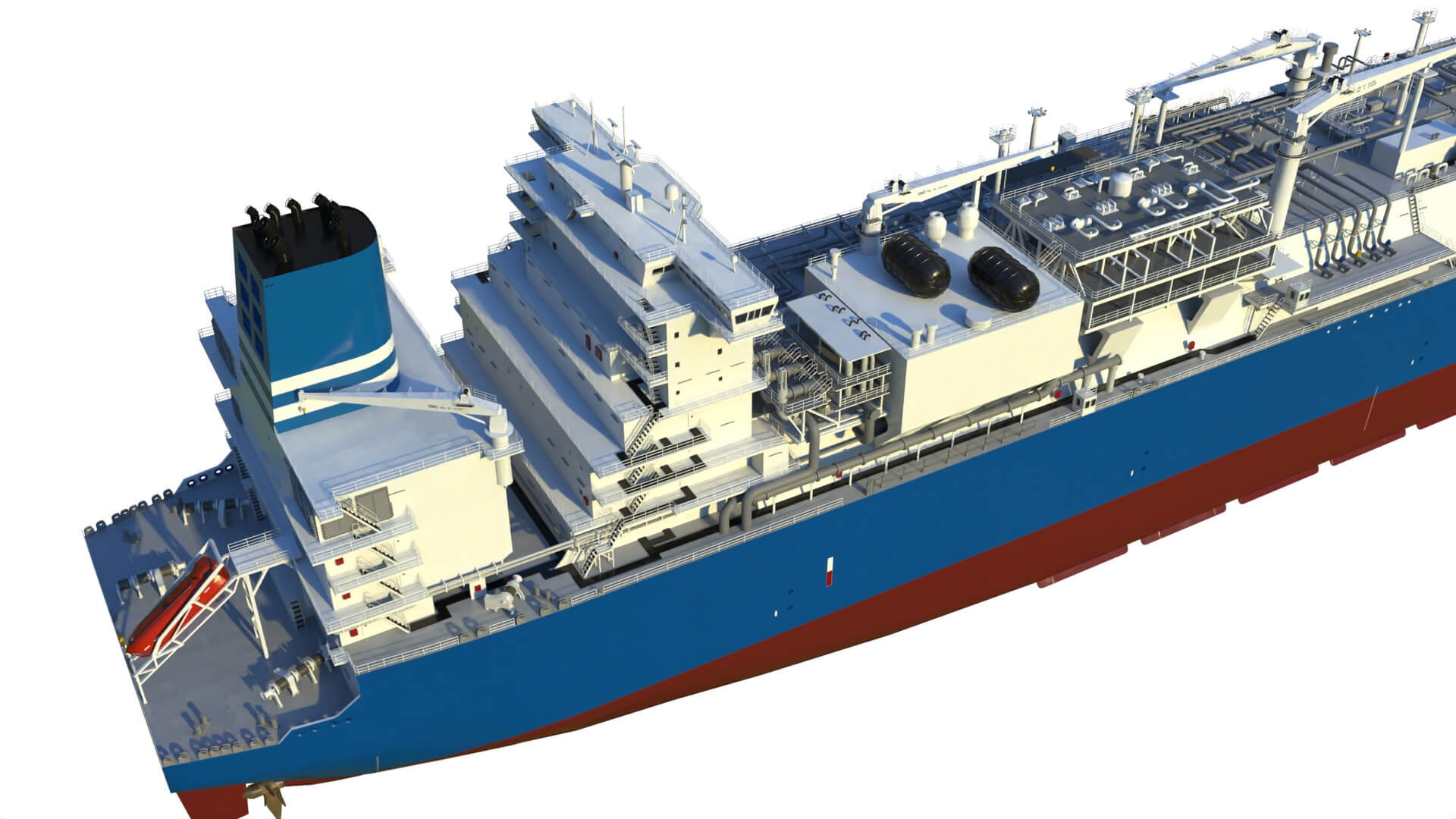 LNG Terminal Fsru - 3D Model by citizensnip