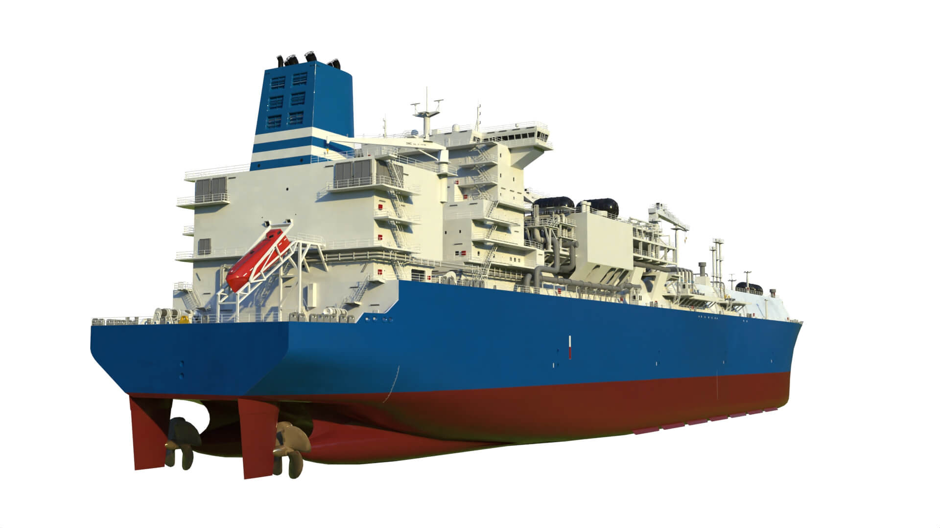 LNG Terminal Fsru - 3D Model by citizensnip