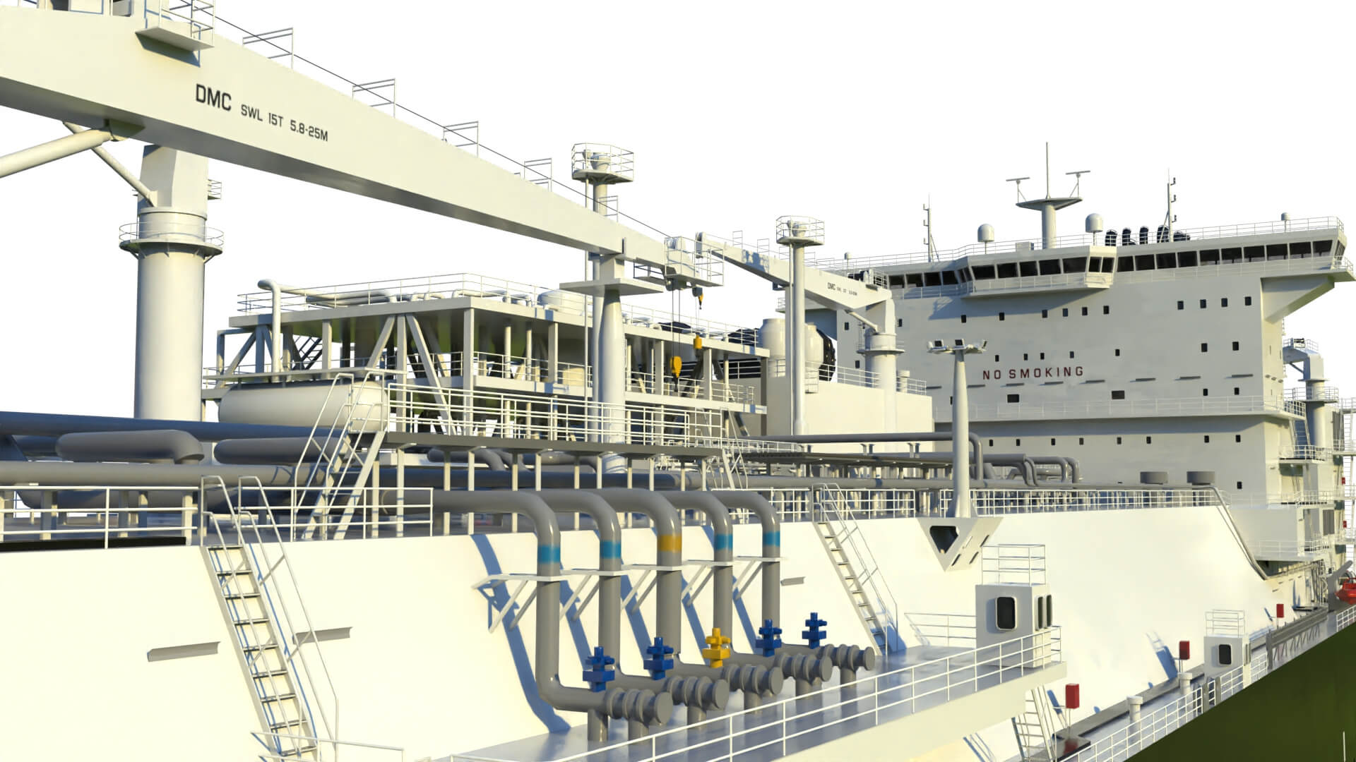 LNG Terminal Fsru - 3D Model by citizensnip