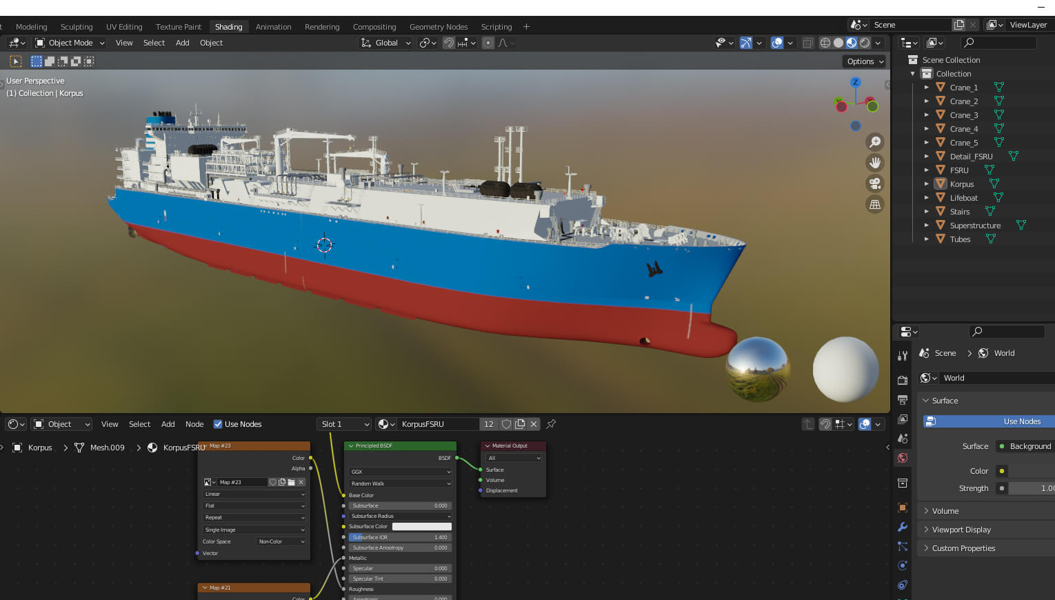 LNG Terminal Fsru - 3D Model by citizensnip