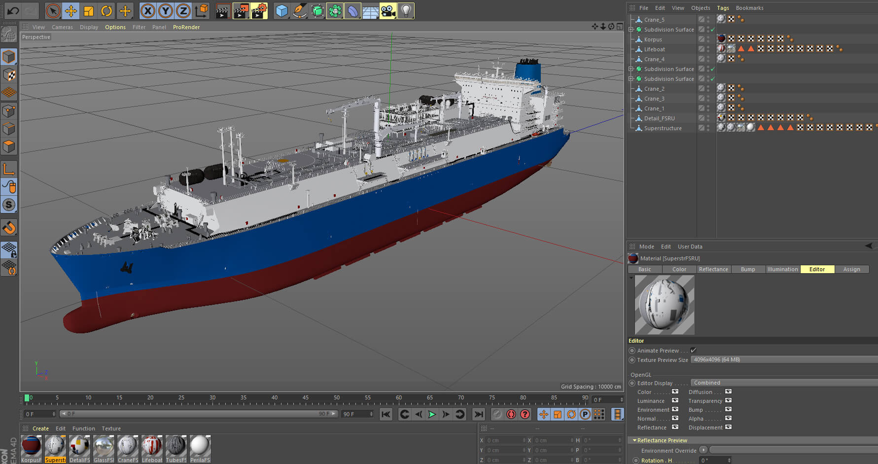 LNG Terminal Fsru - 3D Model by citizensnip