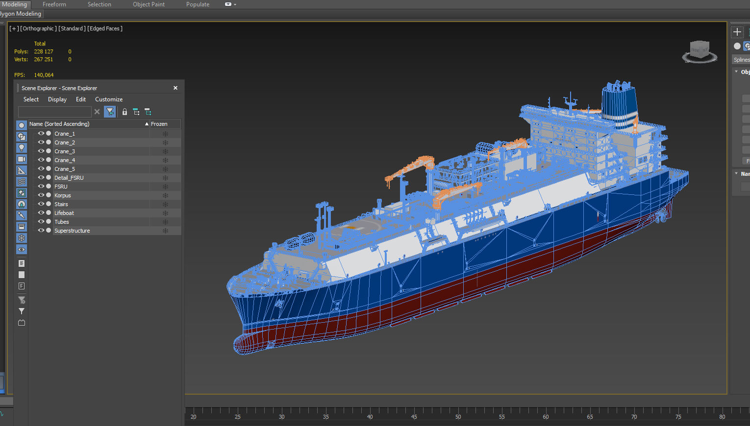 LNG Terminal Fsru - 3D Model by citizensnip
