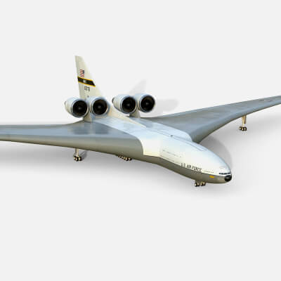 Lockheed CL-1201 Nuclear Powered Aircraft 3D Model by citizensnip