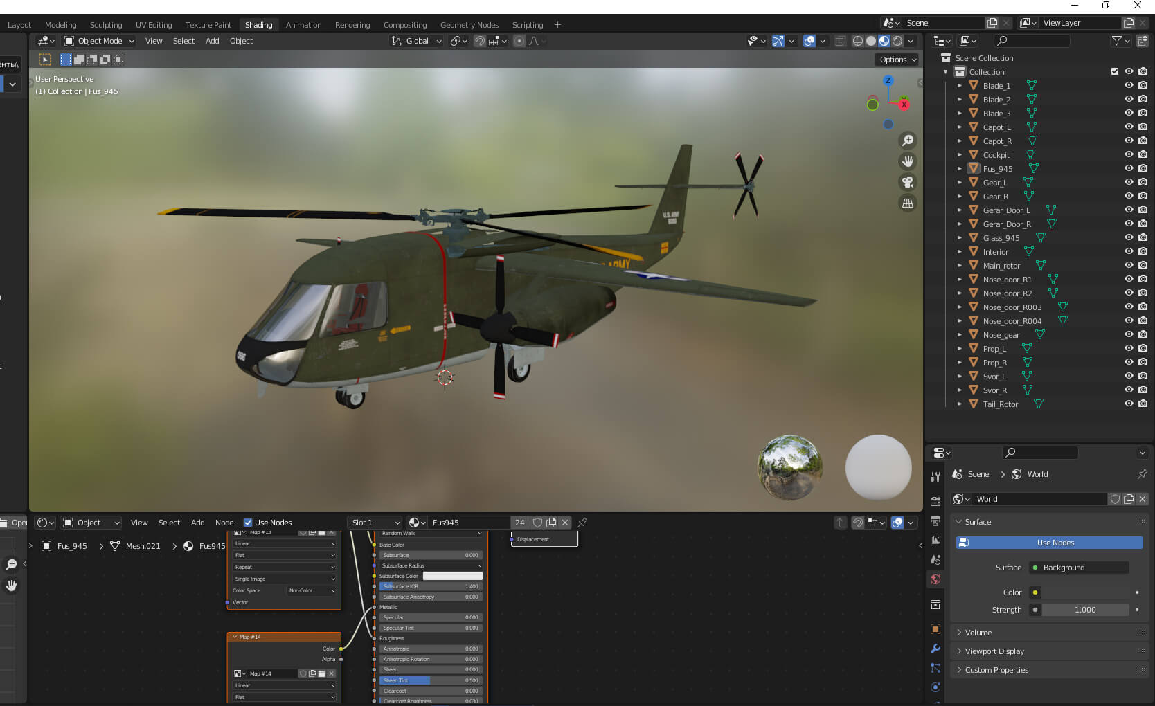 Lockheed CL-945 Stowed Rotor Aircraft Carr 3D Model by citizensnip