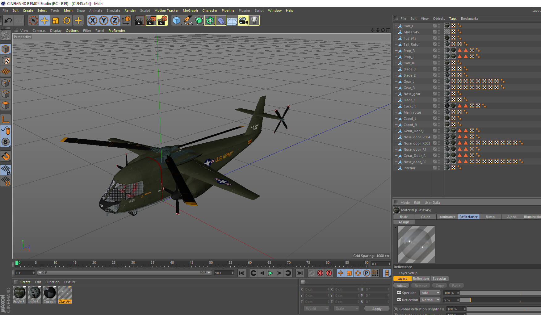 Lockheed CL-945 Stowed Rotor Aircraft Carr 3D Model by citizensnip