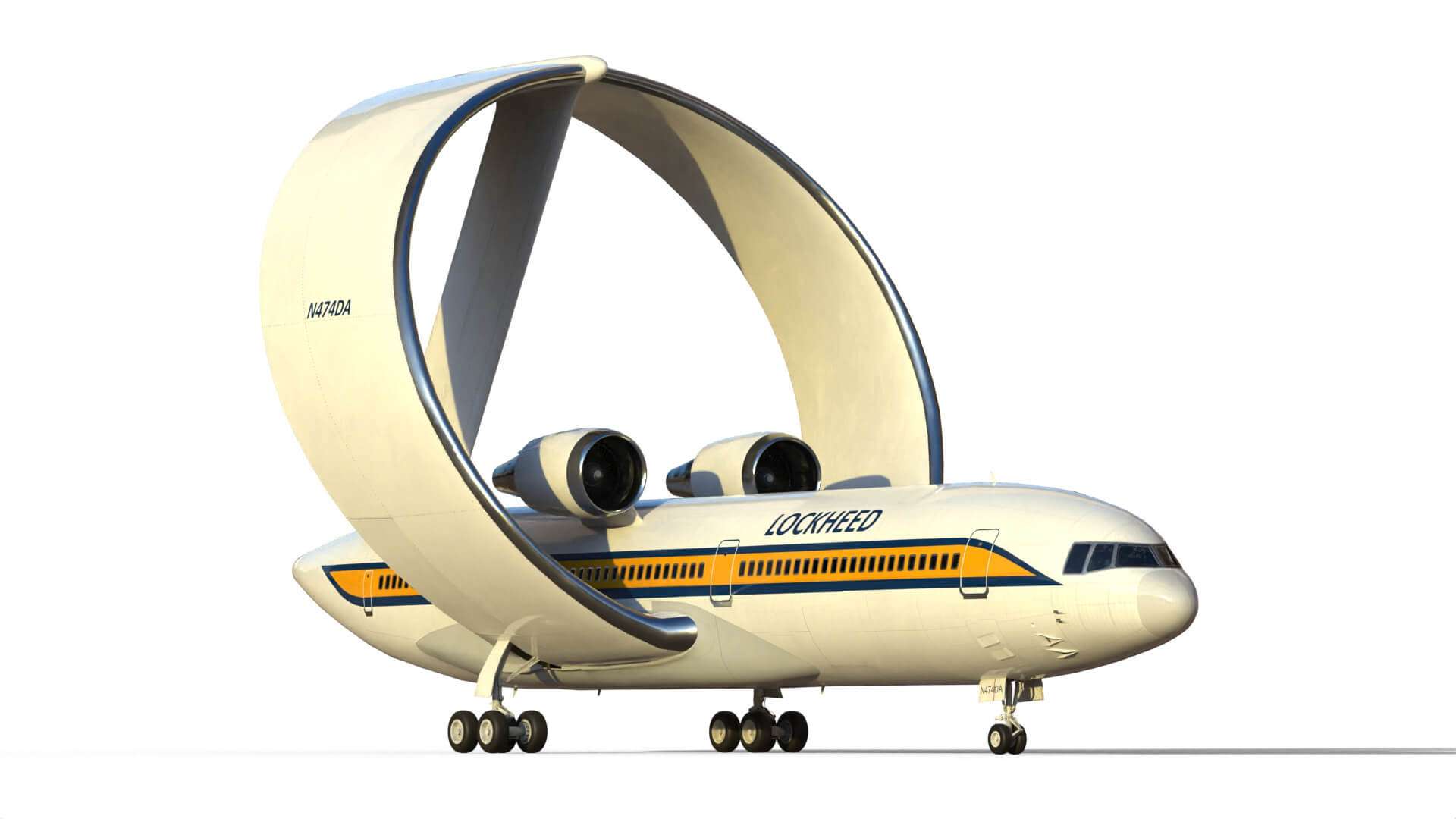 Lockheed Ring Wing Airliner - 3D Model by citizensnip