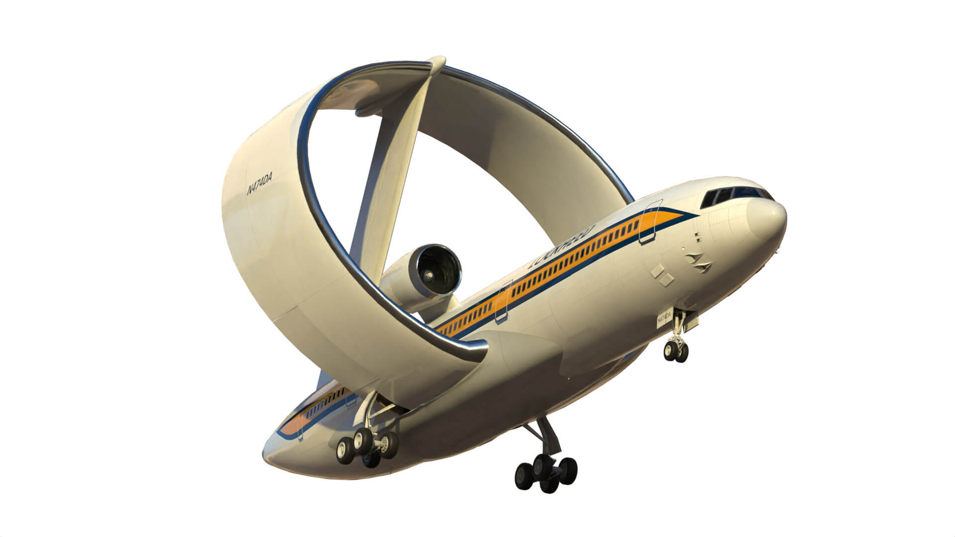 Lockheed Ring Wing Airliner - 3D Model by citizensnip