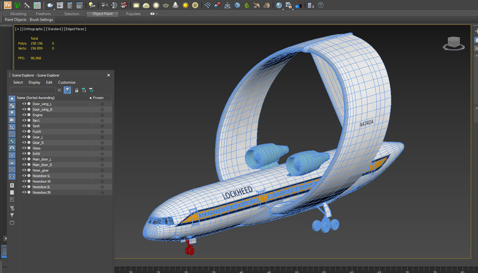 Lockheed Ring Wing Airliner - 3D Model by citizensnip