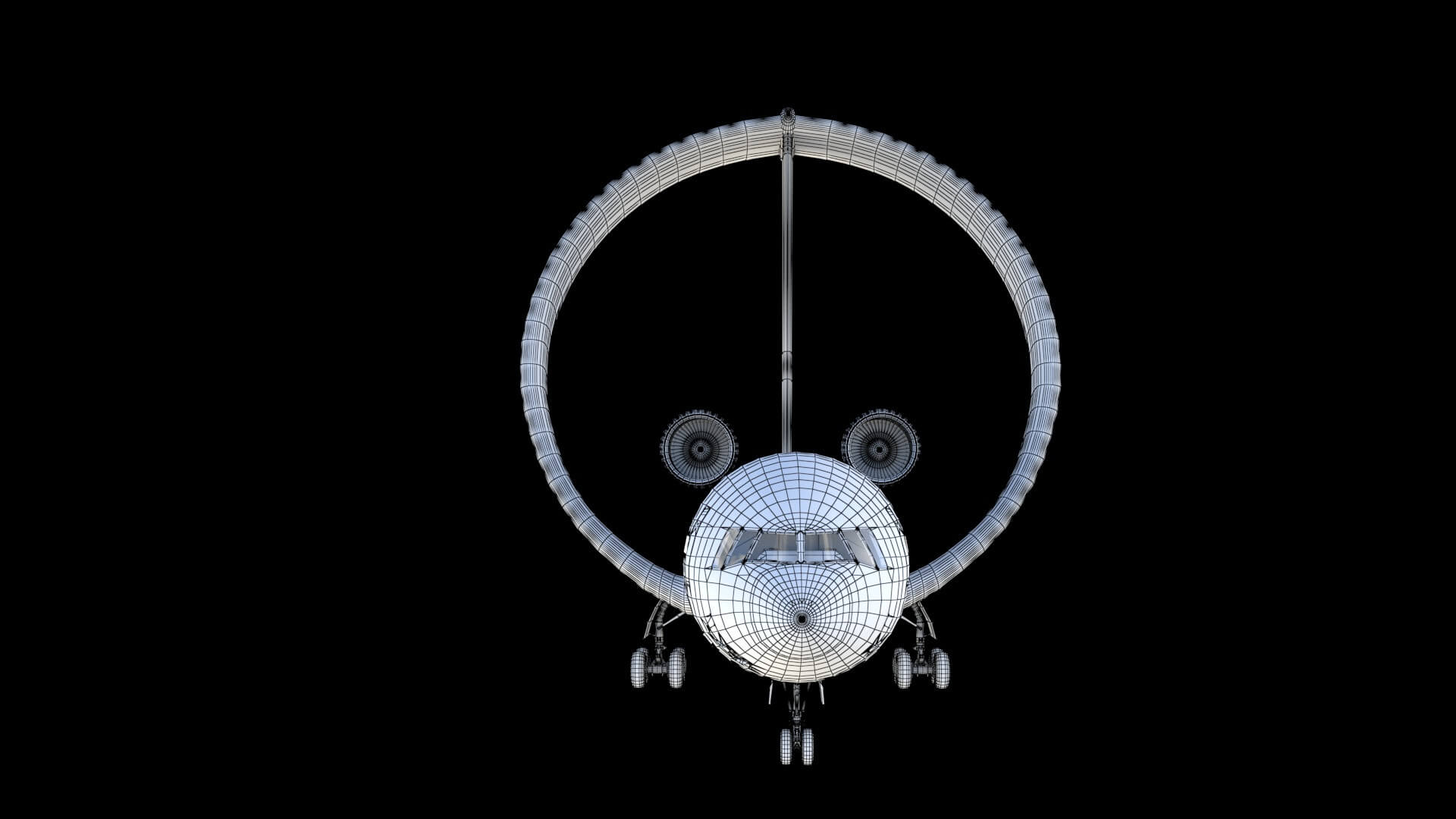 Lockheed Ring Wing Airliner - 3D Model by citizensnip