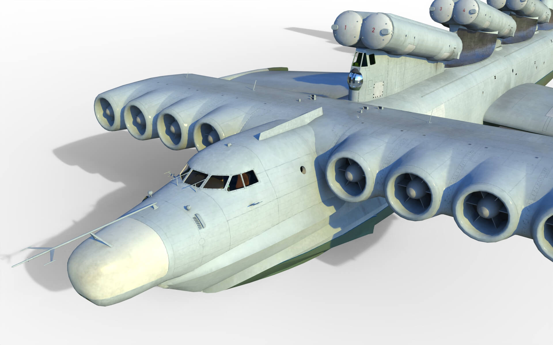Lun-Class Ekranoplan Project 903 3D Model by citizensnip