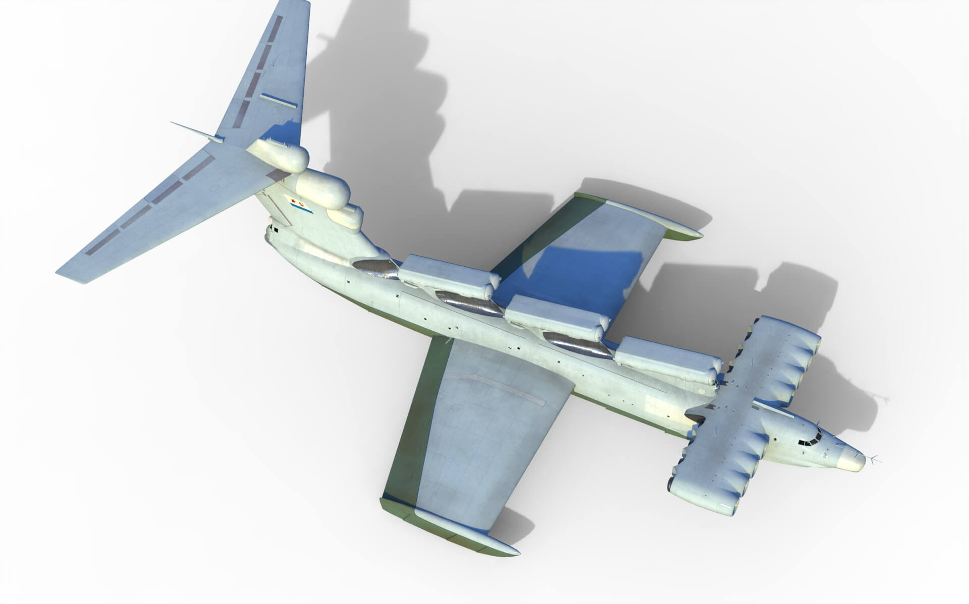 Lun-Class Ekranoplan Project 903 3D Model by citizensnip