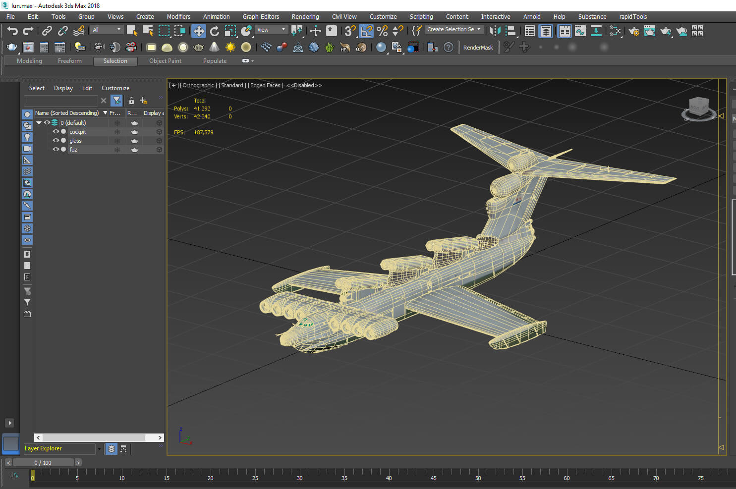 Lun-Class Ekranoplan Project 903 3D Model by citizensnip