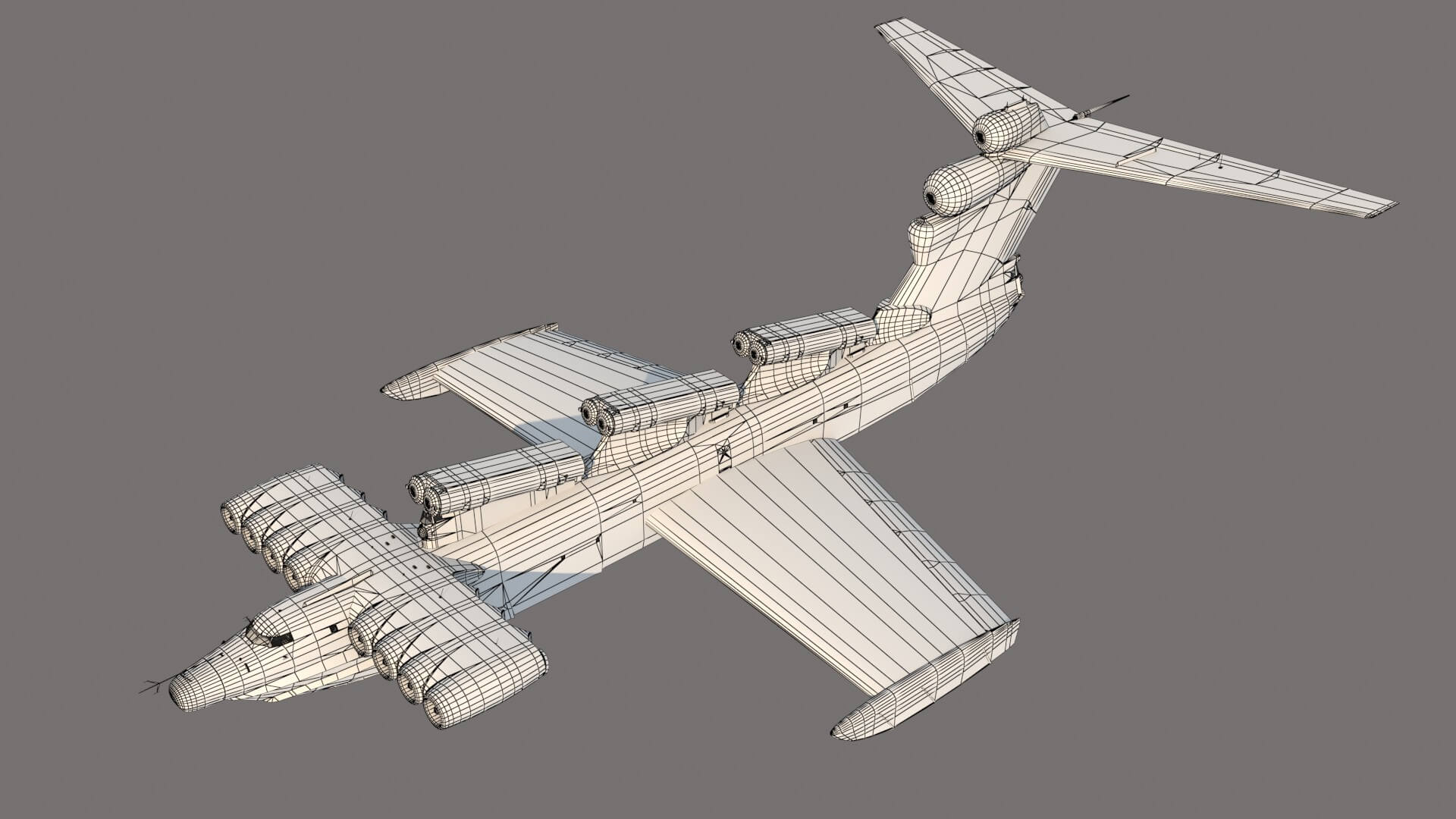 Lun-Class Ekranoplan Project 903 3D Model by citizensnip