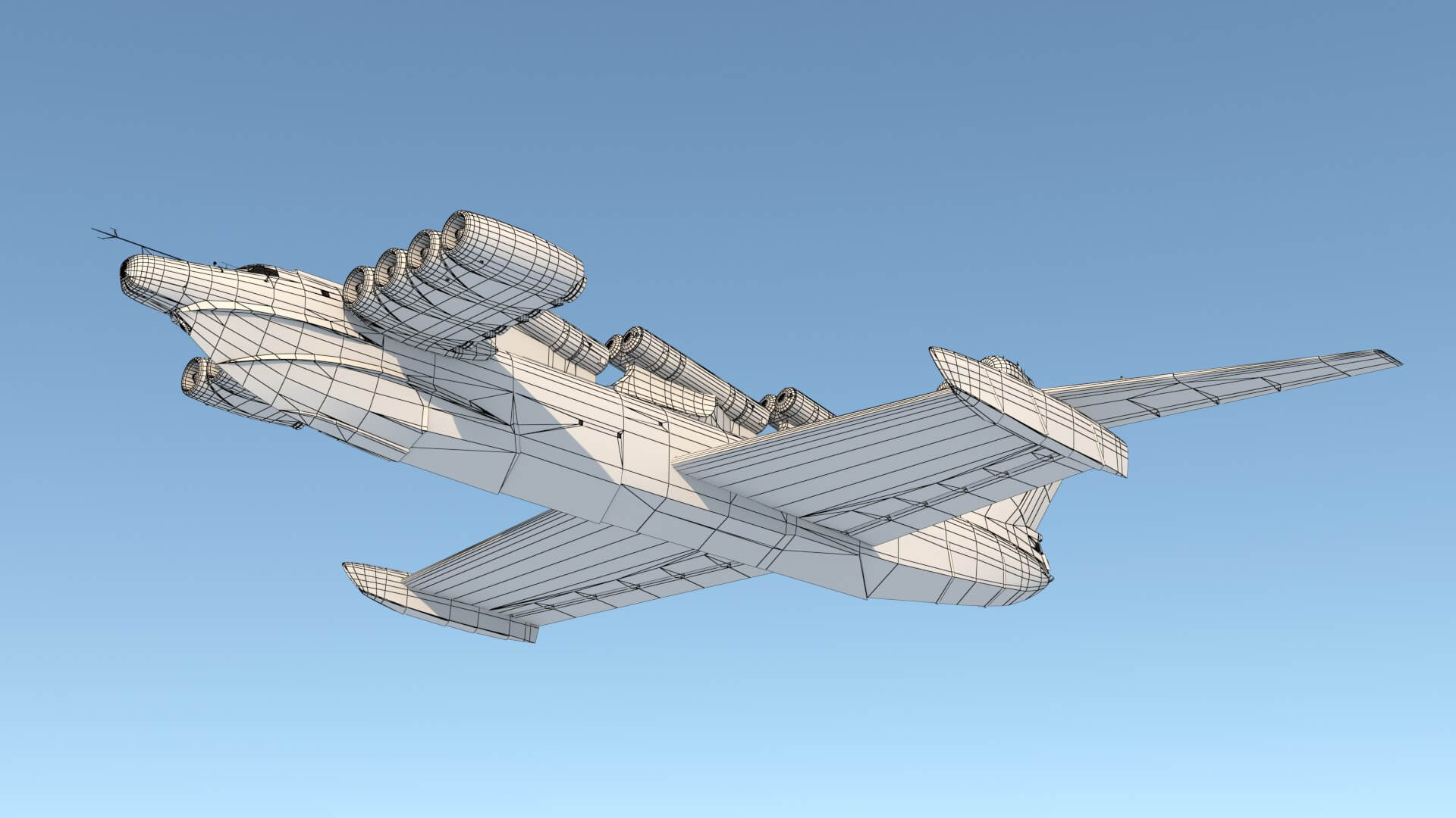 Lun-Class Ekranoplan Project 903 3D Model by citizensnip
