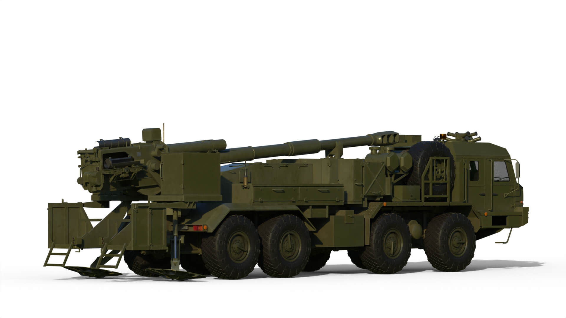 Malva 2S43 Self-Propelled Howitzer 3D Model by citizensnip
