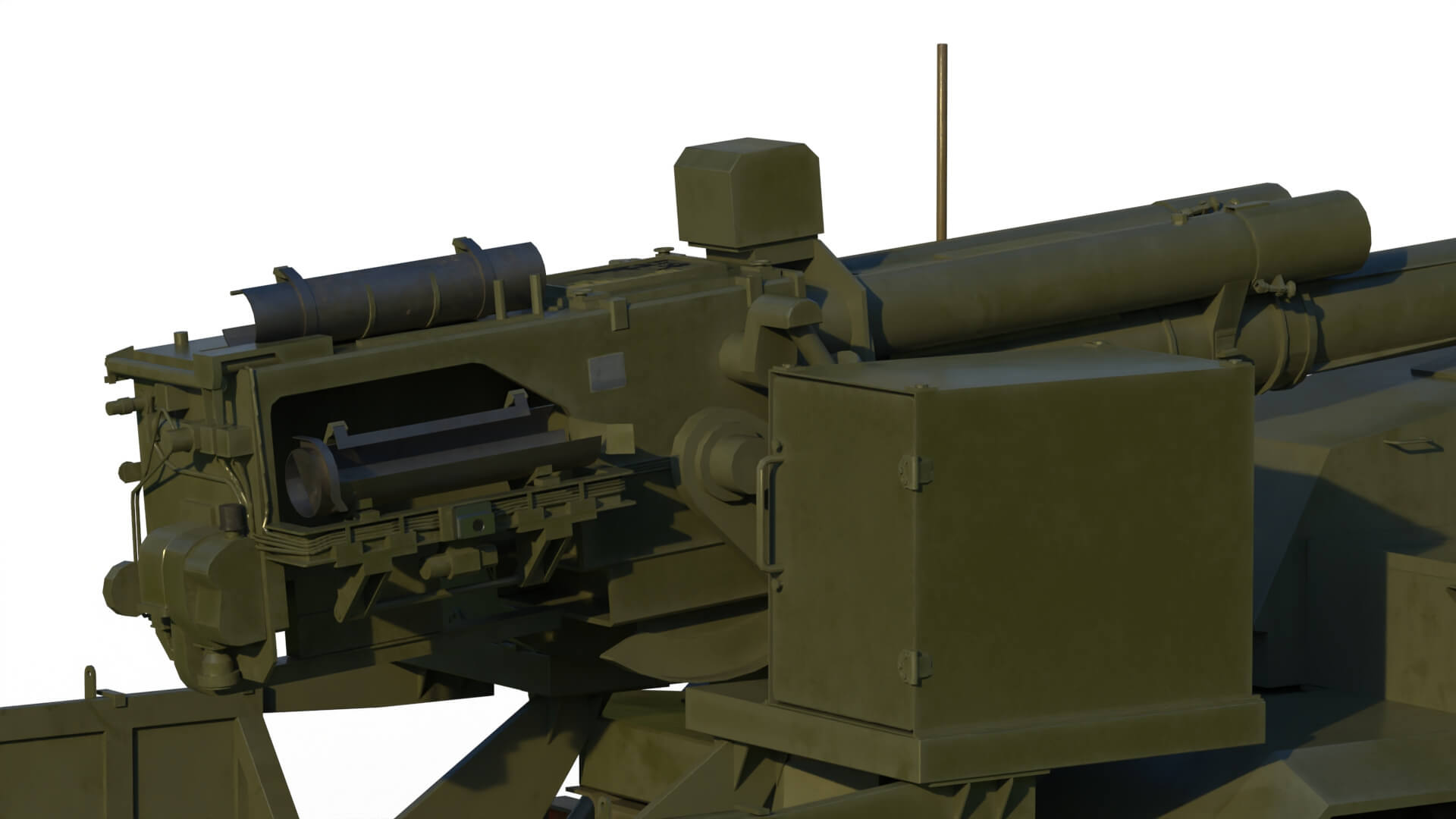 Malva 2S43 Self-Propelled Howitzer 3D Model by citizensnip